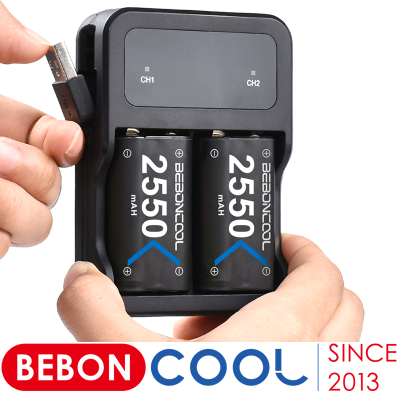 2x2550mAh Rechargeable Battery Pack For Xbox Series X/S/Xbox One S/X ...