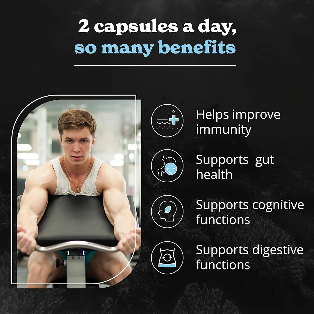 Sea Moss Capsules- Irish Sea Moss with Black Seed Oil, Ashwagandha ...