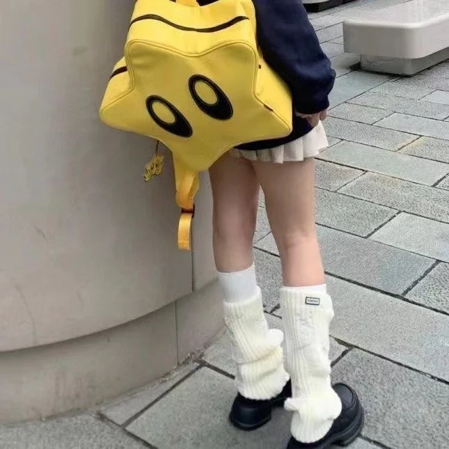 Y2K BIG EYE STAR SHAPED BACKPACK