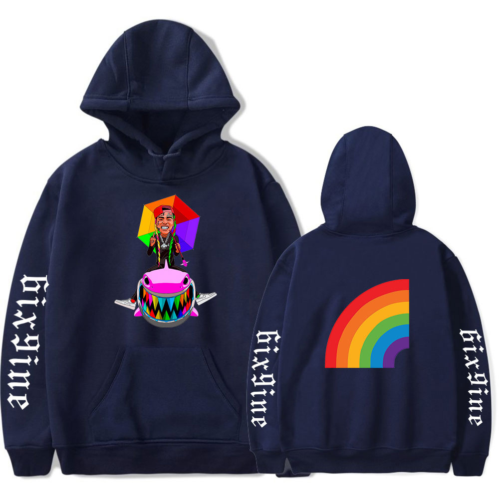 6ix9ine Hoodie Printed Sweatshirt Hooded Pullover