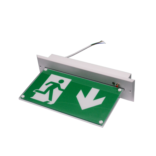 AMX-EM8550 24M Double sides LED emergency exit sign Recessed mounted