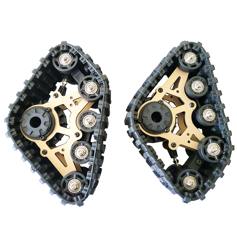 4PCS Aluminum Option Aggressive Tread Tires Tracks System Set and ...