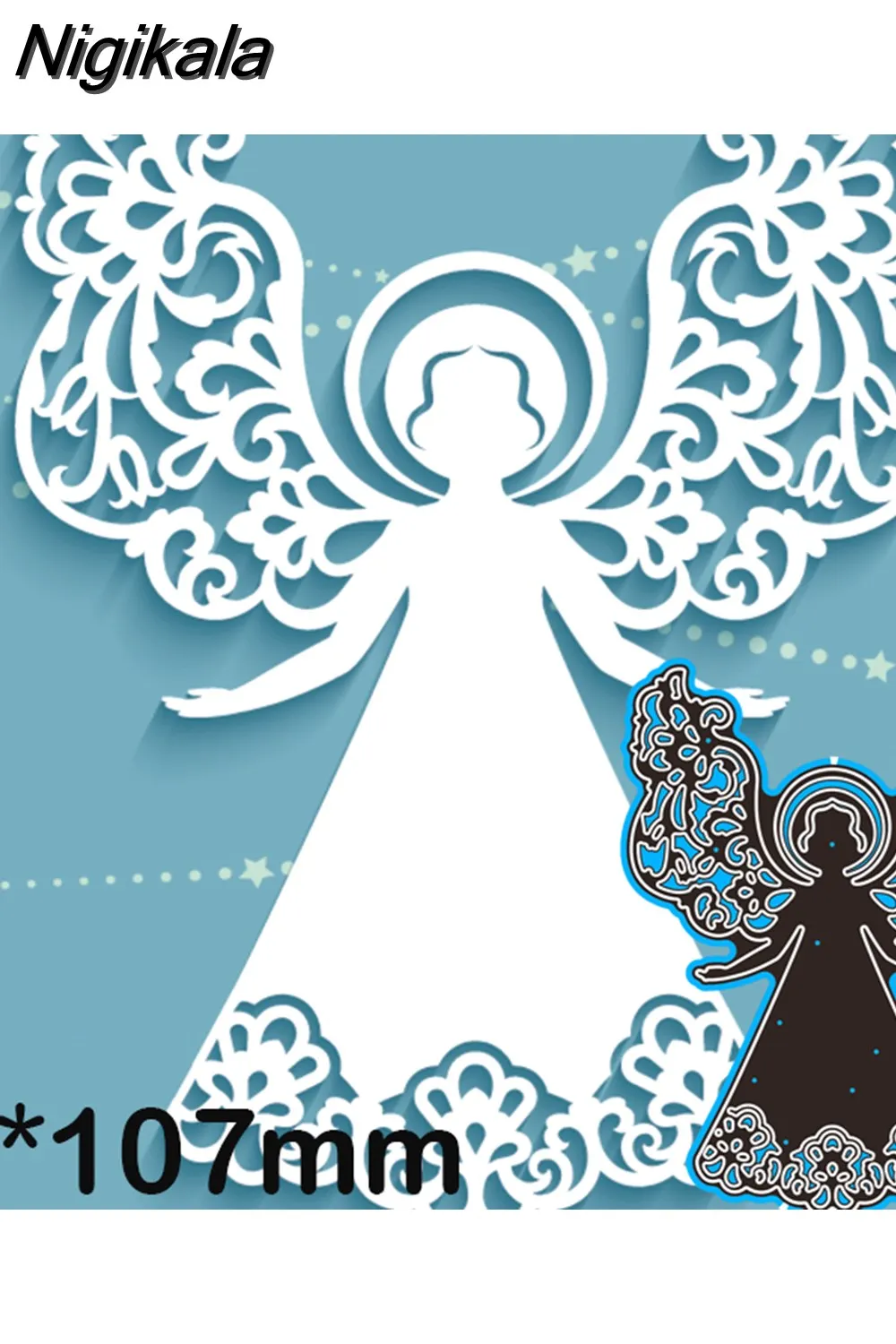 Nigikala Metal Cutting Dies Scrapbooking Different Forms of Angels DIY ...