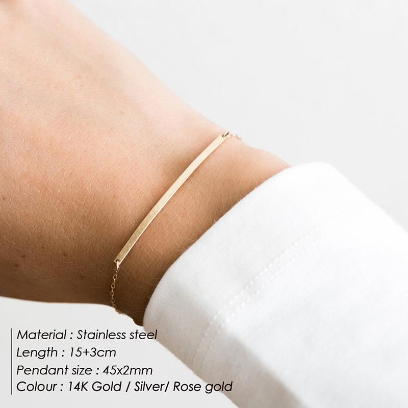 Personalized Women's Tiny Bracelets