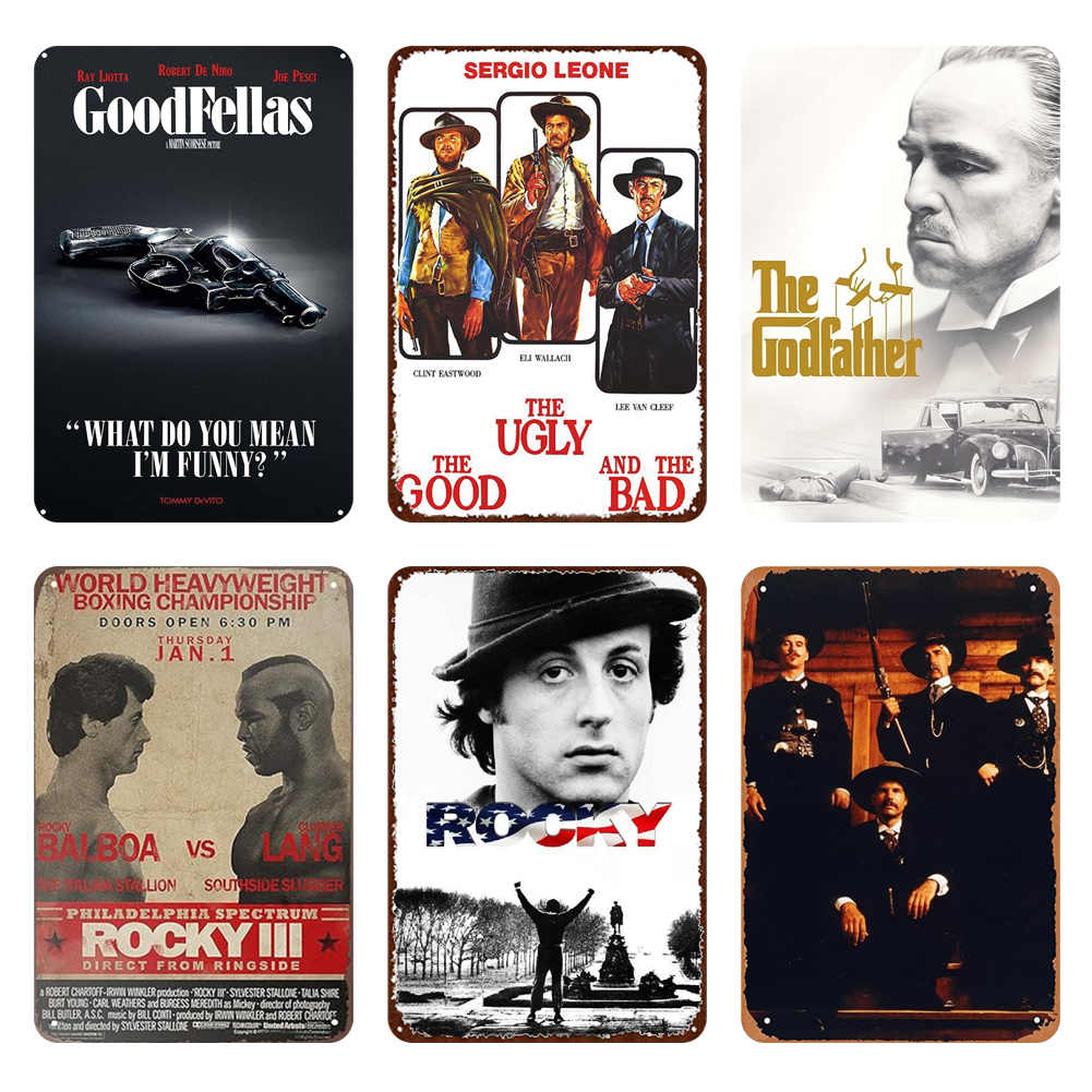 (Multi Style) Movie - Vintage Metal Signs - 20*30cm
