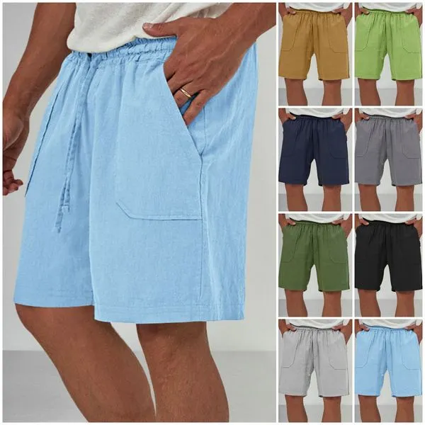 Cozy Lightweight Cotton Linen Shorts