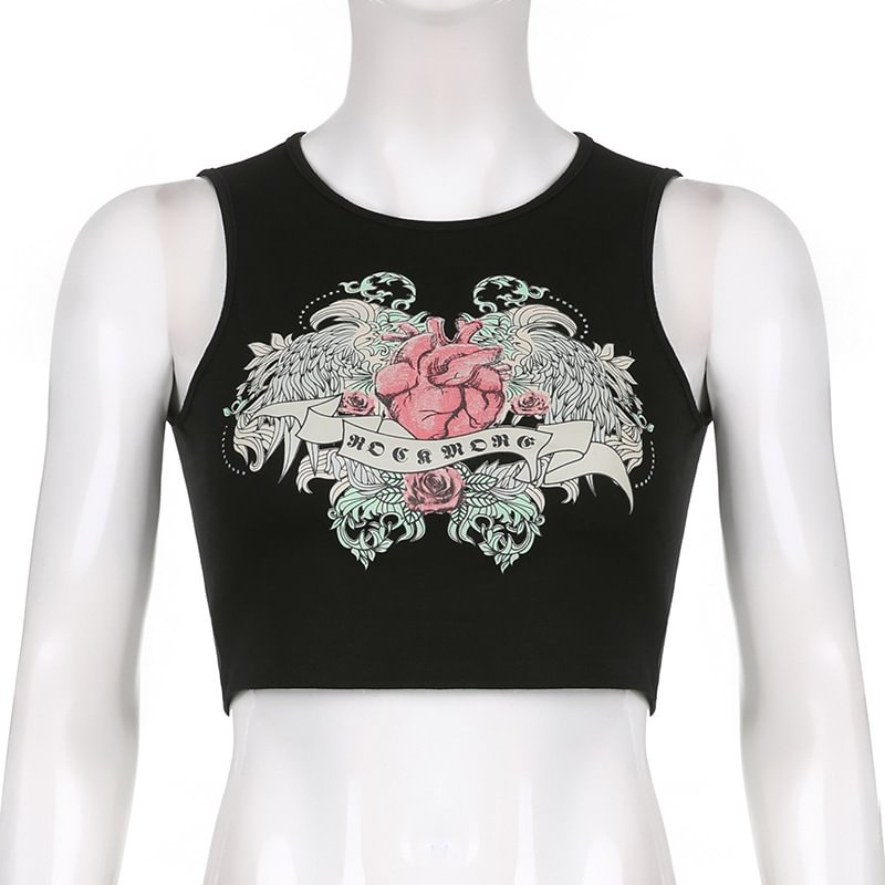 VINTAGE ROSE TANK TOP