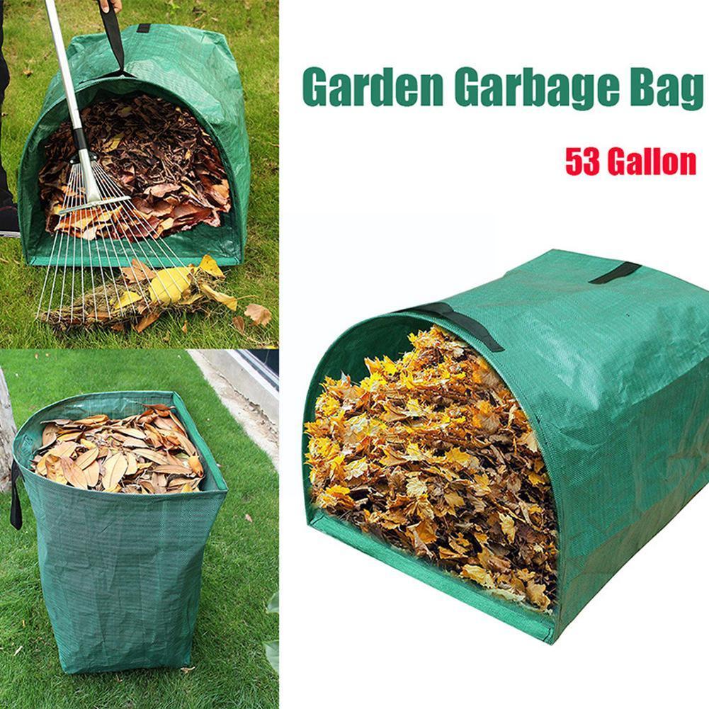 Weed & Leaf Collection Bag Garden Waste Bin with Handles
