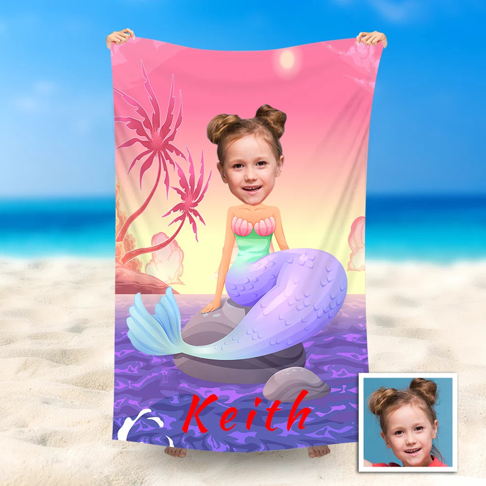 Custom Photo Beach Towel Personalized Beach Towel | Make Me Surprise