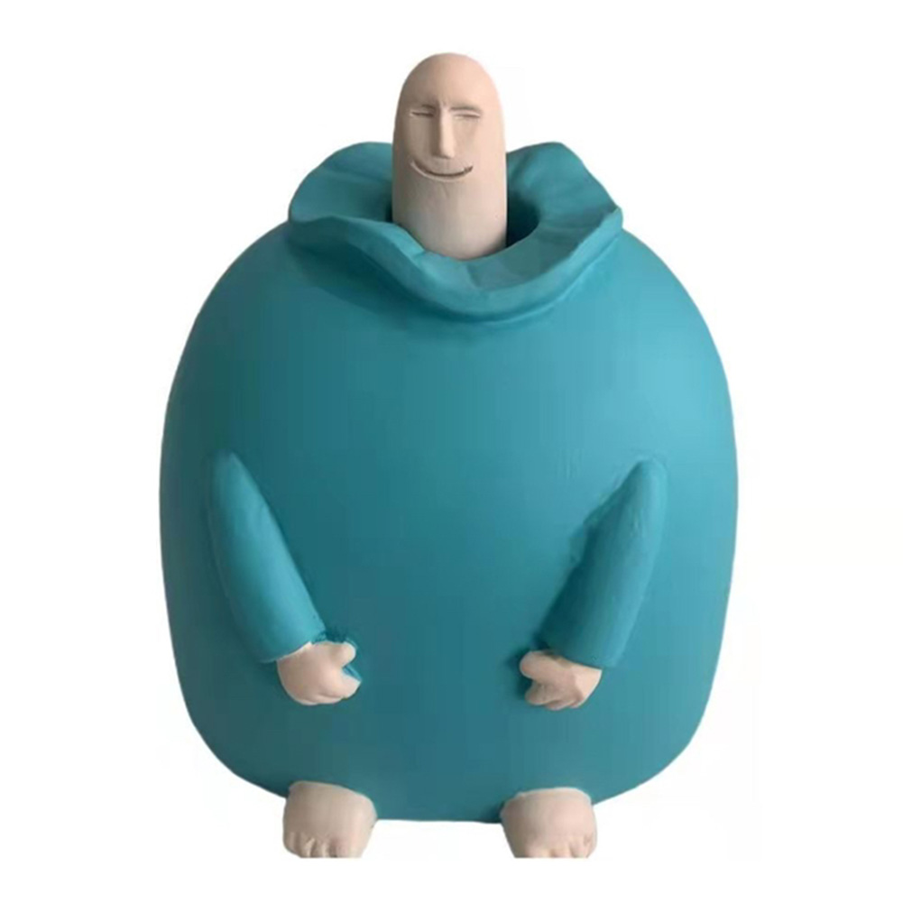 Funny Finger Gesture Statues Crafts Smile Middle Finger Figurine for ...