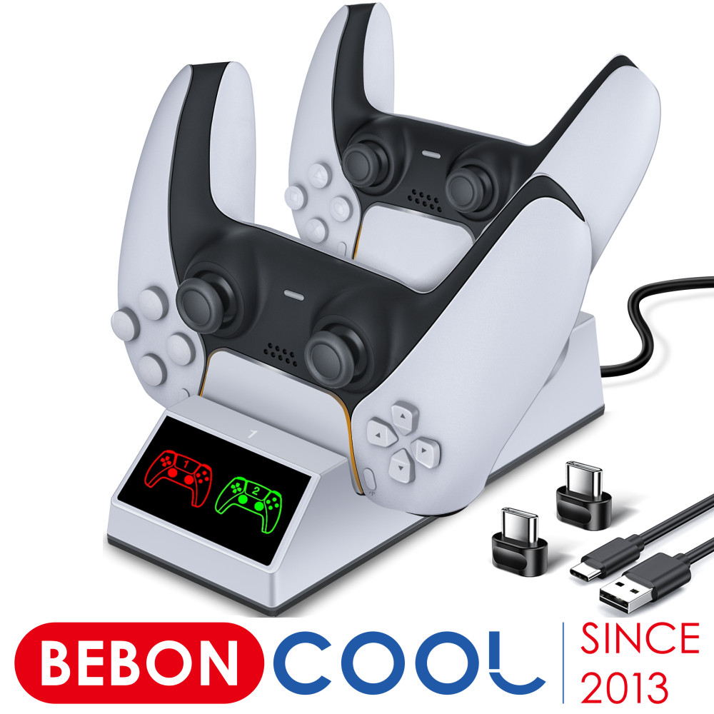 For PS5 USB Type-C Charging Station Dual Fast Charging Dock for ...