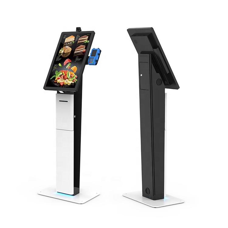 27 inch fast food RFID restaurant menu kiosk RFID ticket machine RFID ...