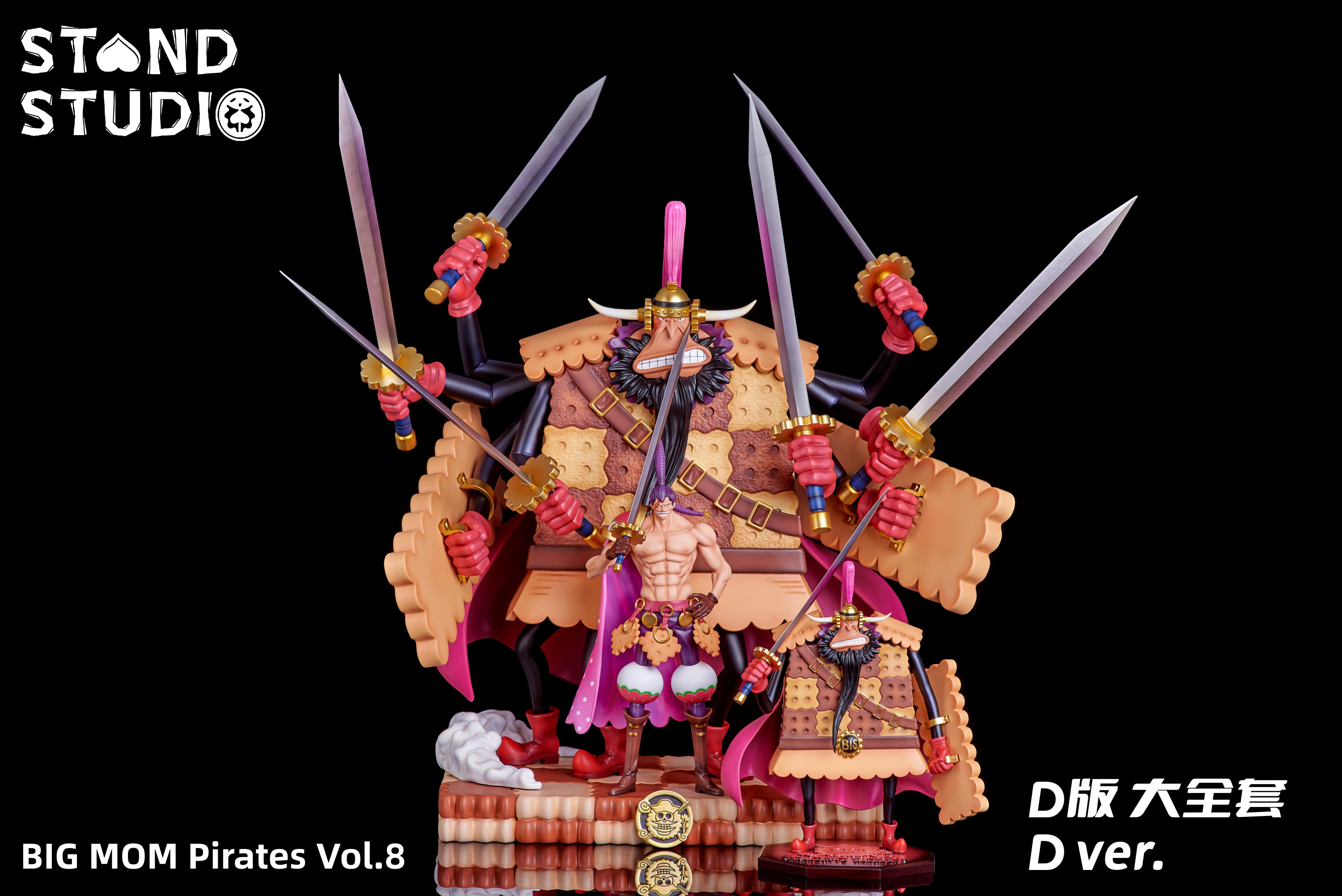 POP Scale Charlotte Cracker & Biscuit Soldier - ONE PIECE Resin Statue ...