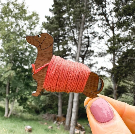 Dachshund Bobbin Set