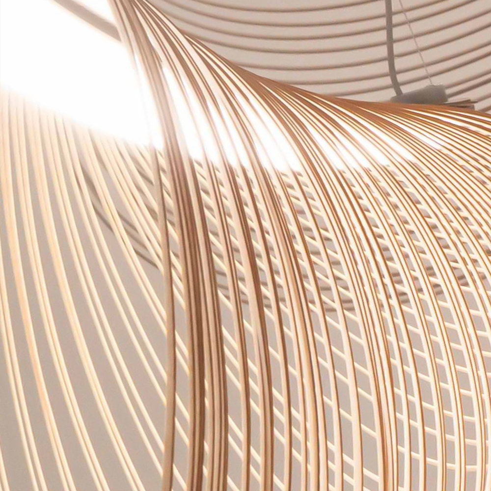 Arturest Creative Design Wooden Pendant Lamp Shade for Dining Room