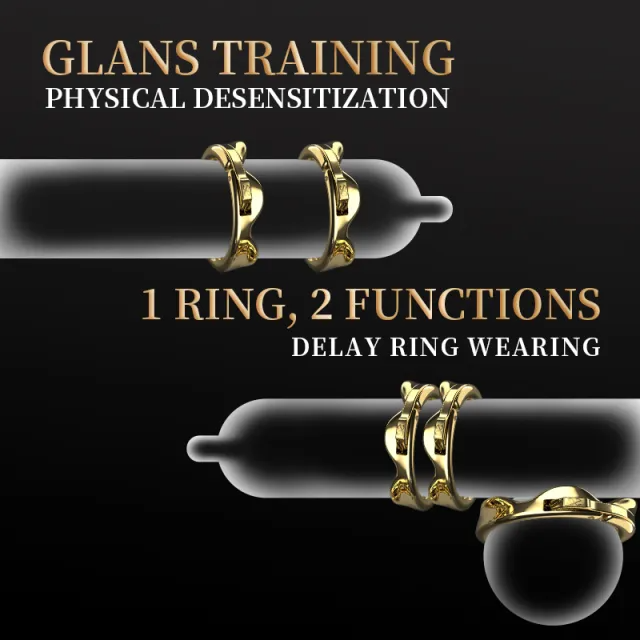 Samantha Sevanda/LOCKINK Phantom Moon Masturbation Aid Series - King of Rings Glans Ring