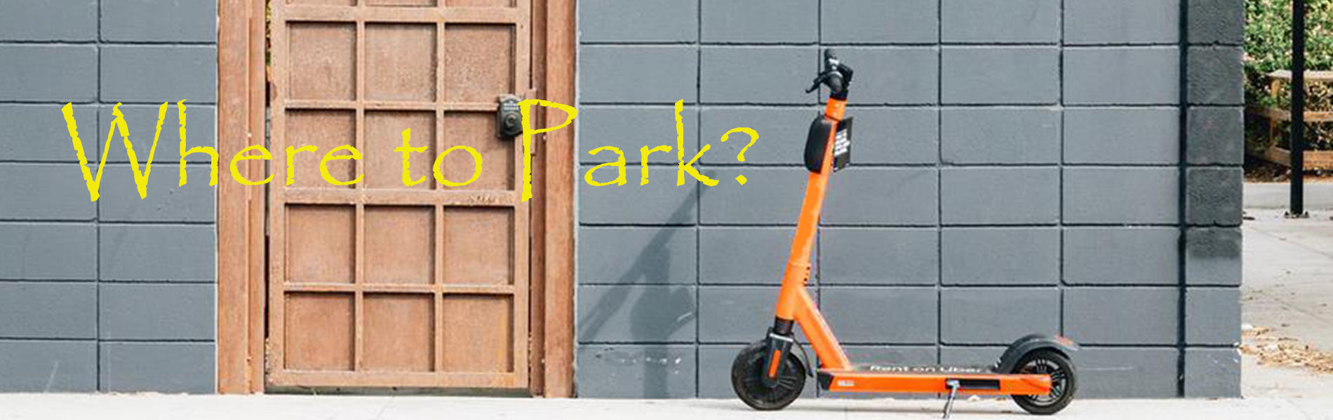 Tips ( & Where) to Park Your Electric Scooter in Public | Please Don't