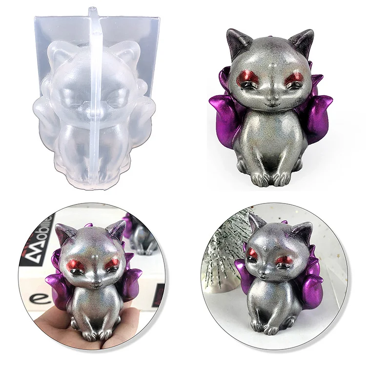 Craft Mystical Masterpieces with CrazyMold's 3D Nine Tailed Fox ...