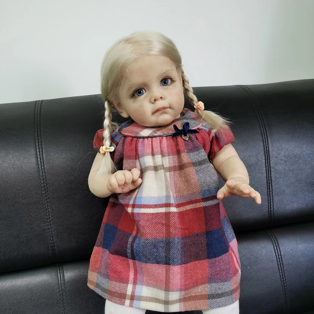 15''Lifelike Innocent and Lovely Reborn Awake Toddlers Girl Zelda with ...