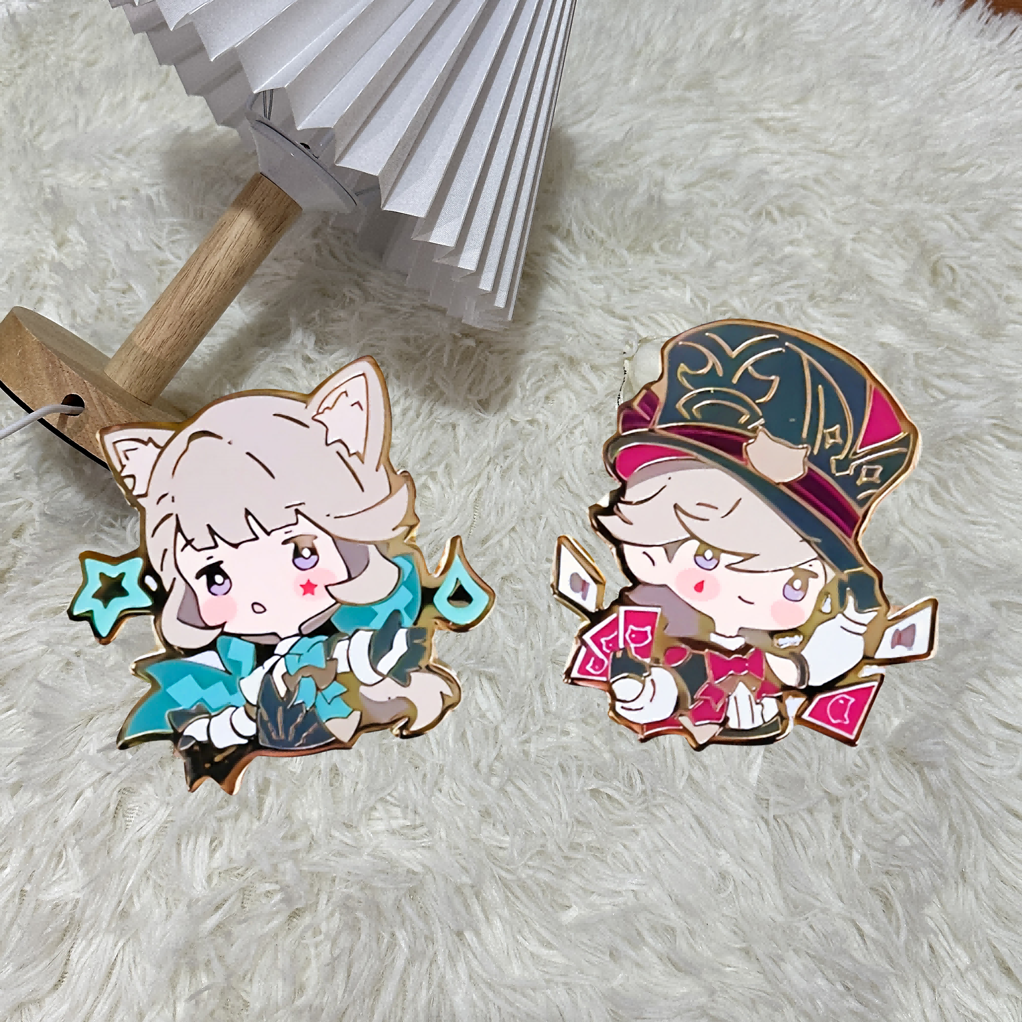 Lynette & Lyney Genshin Impact Enamel pin