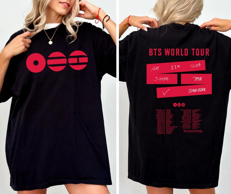 BTS Arirang World Tour 2026 Logo T-Shirt