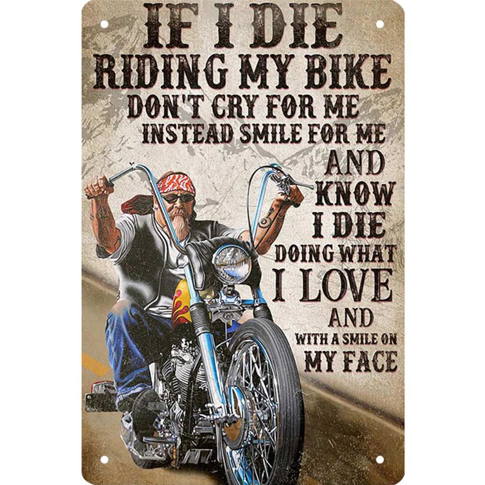 Old Man Die - Vintage Metal Signs - 20*30cm/30*40cm