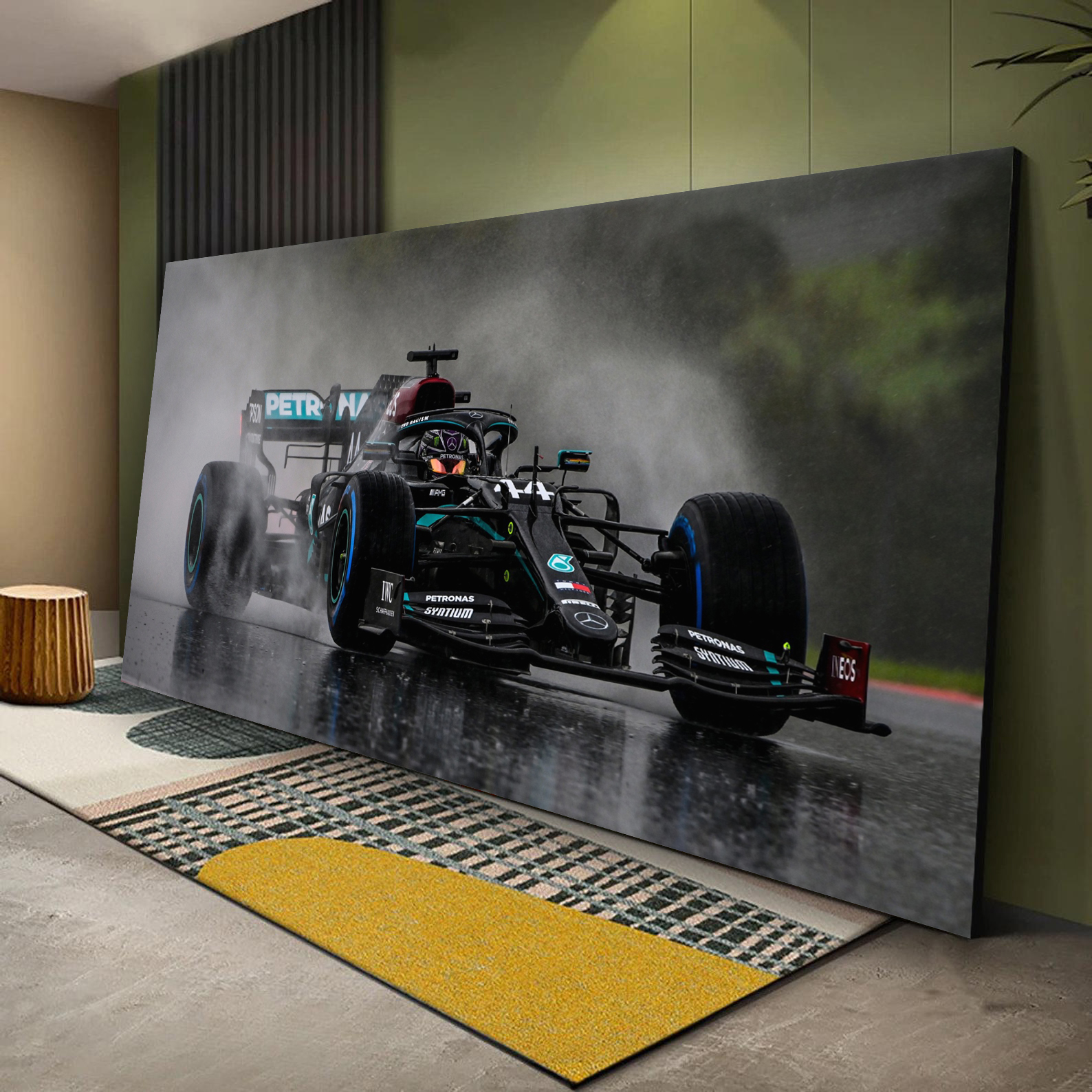 Lewis Hamilton Canvas Wall Art