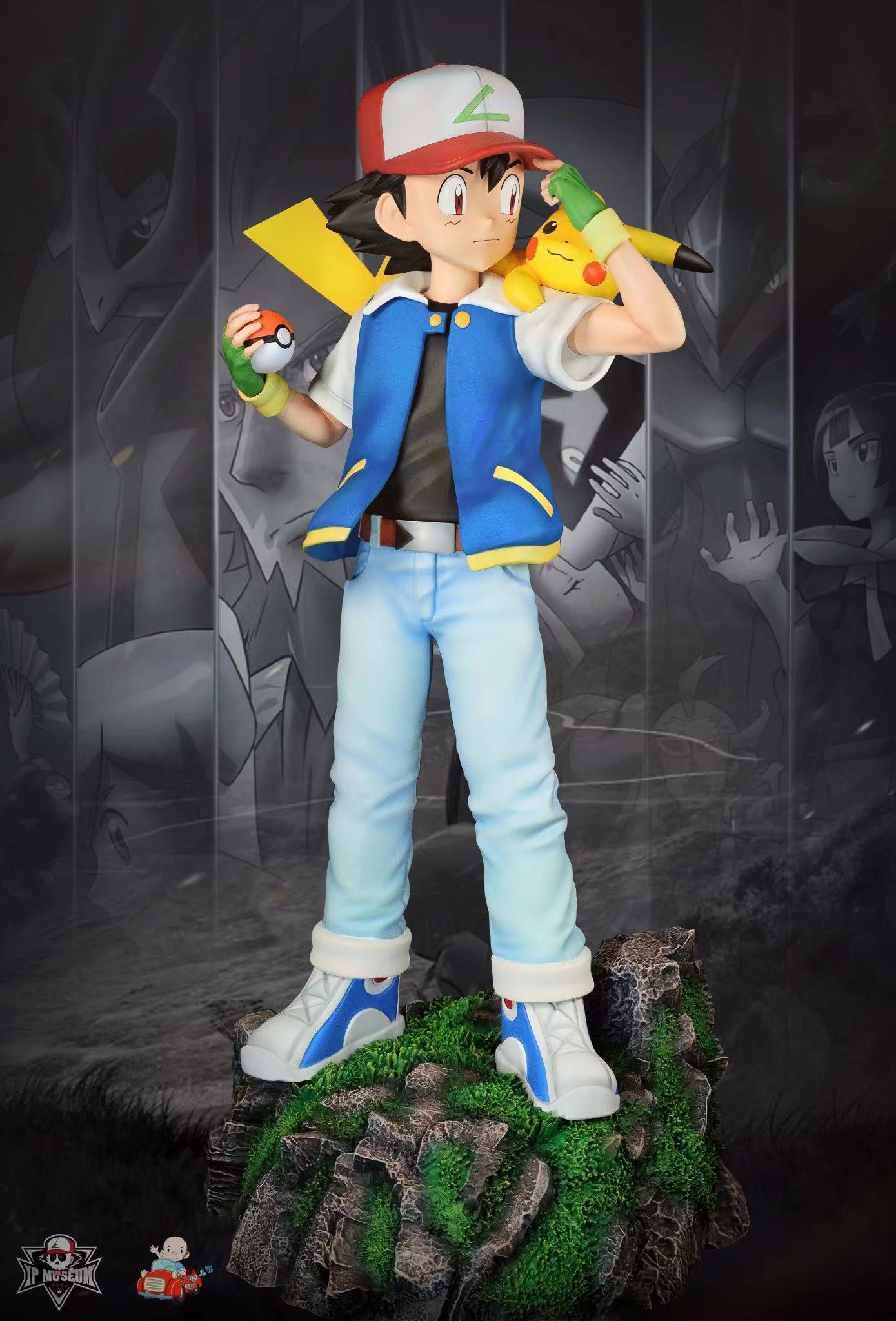 1/3 Scale Ash Ketchum & Pikachu - Pokemon Resin Statue - IP Museum ...