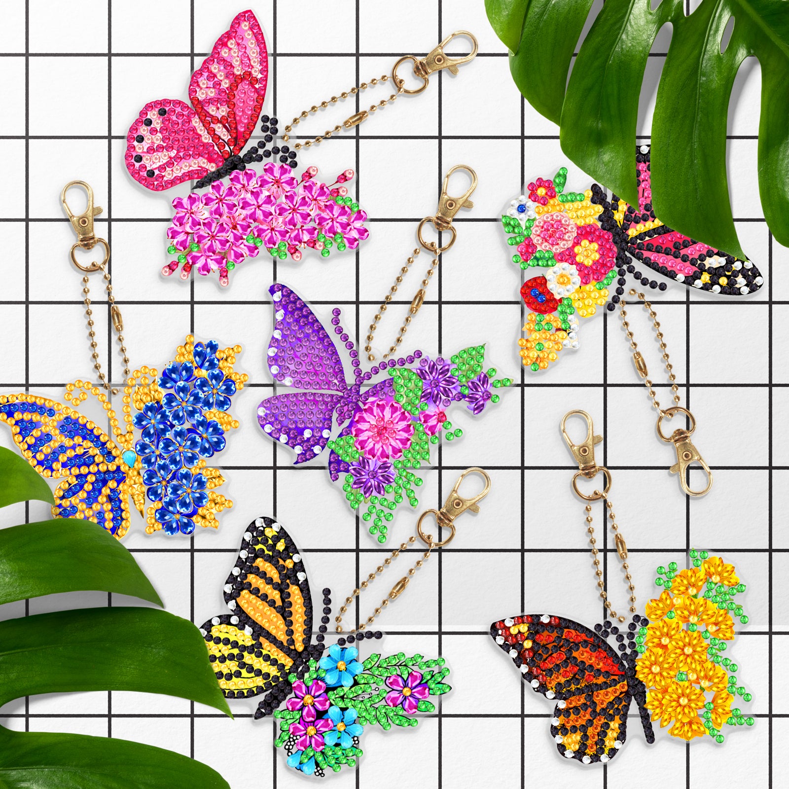 DIY Diamond Painting Keychain | Butterfly