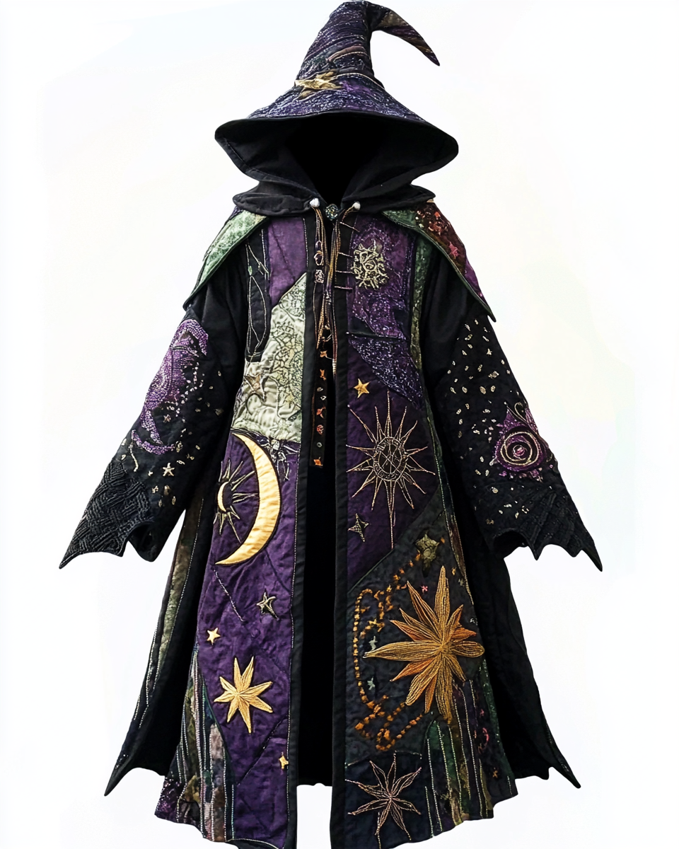 The moon and The stars long wizard cape 027c