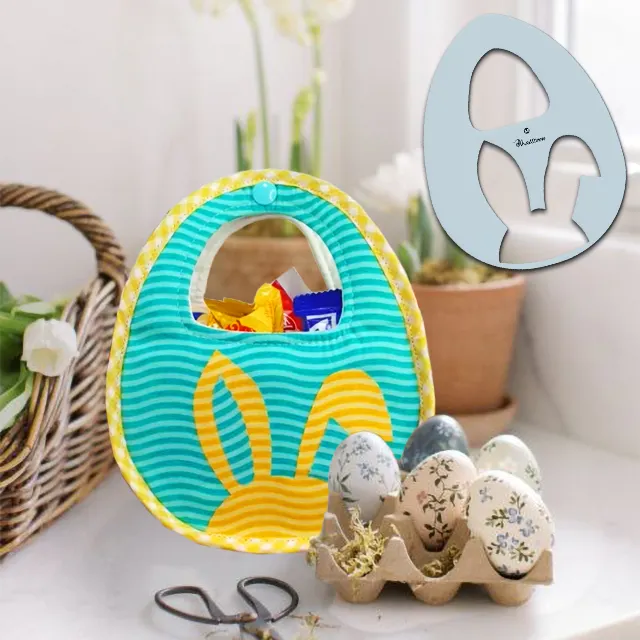 Diy Easter Egg Basket Sewing Template With Instructions 0579