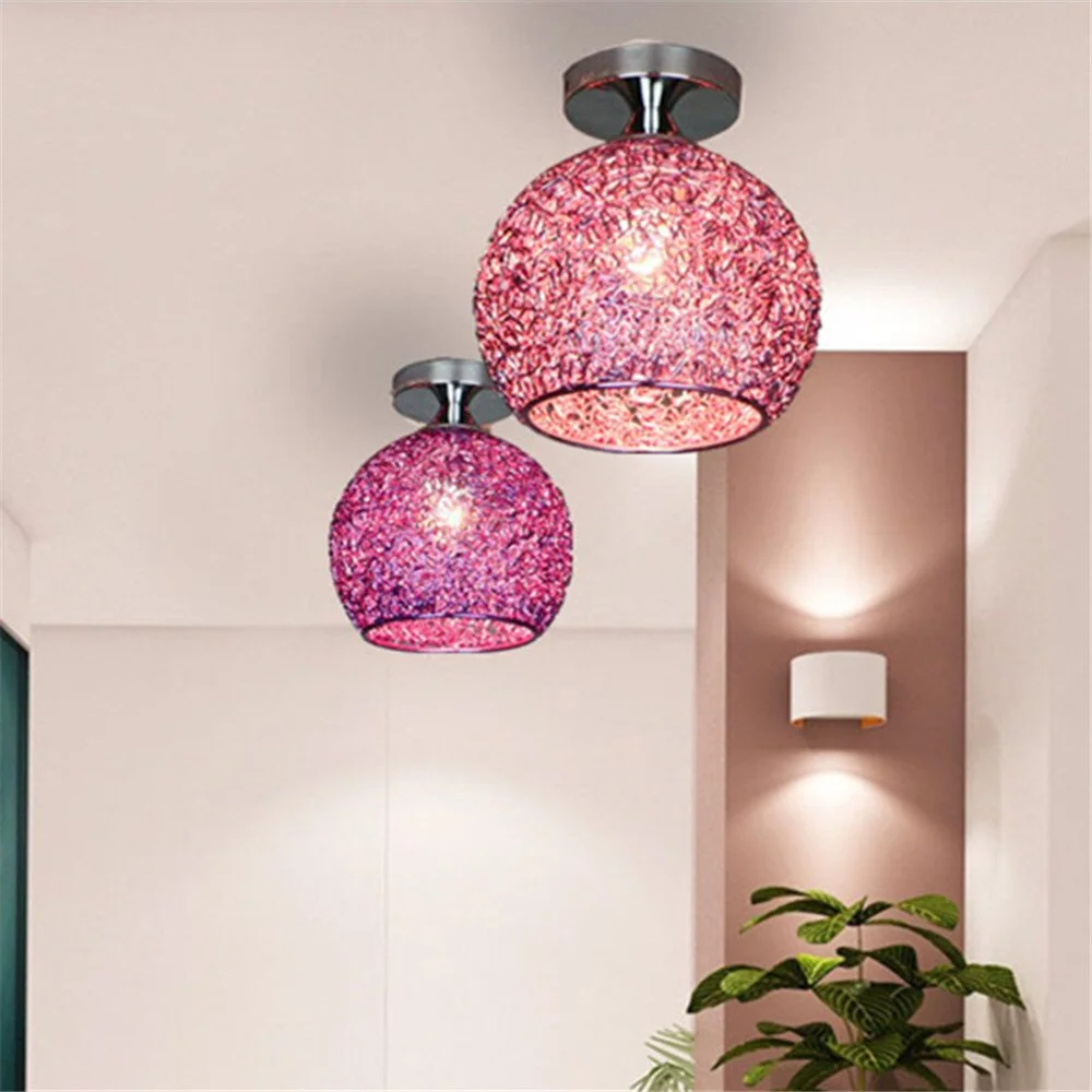 Modern LED Colorful Ceiling Light Aluminum E26/27 Kitchen Bedroom Porch ...