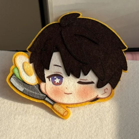 #226 Caleb Chibi Felt Keychain