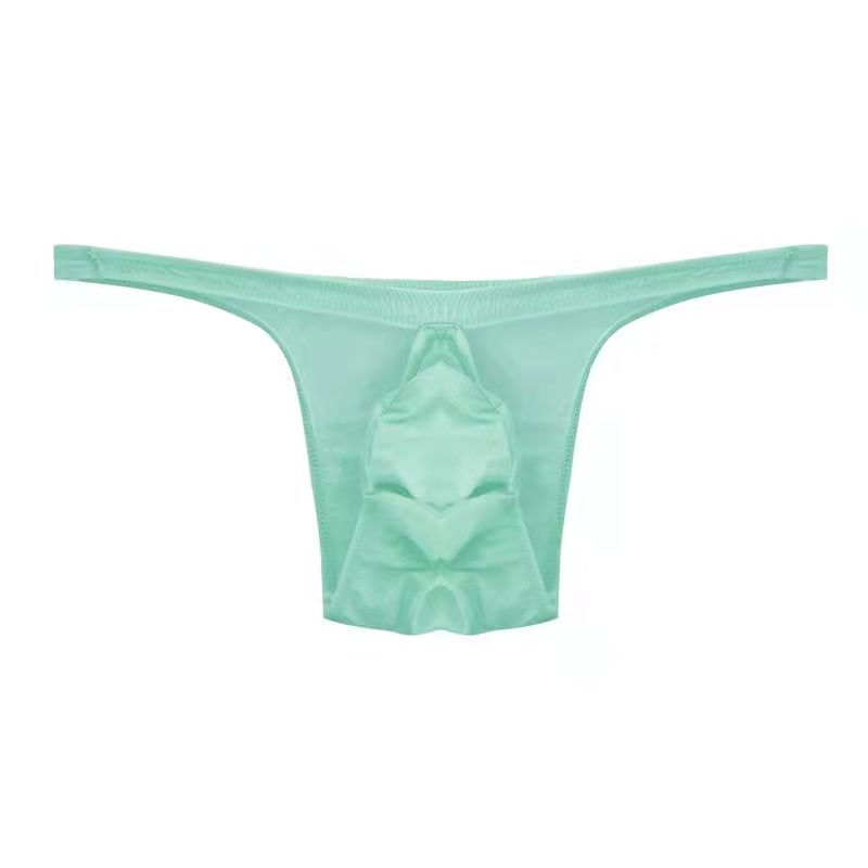 Upturned Low-Rise Ice Silk Transparent Sexy Panties