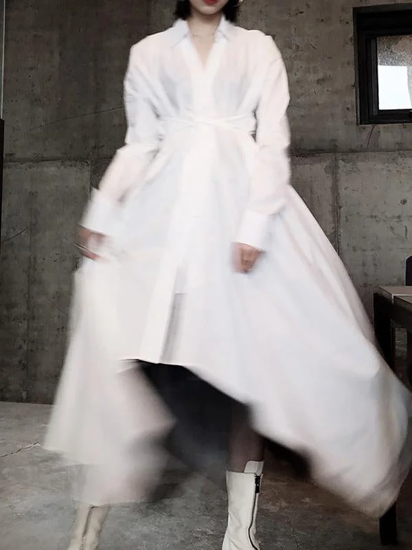 Cool Designed Irregular Long Dress