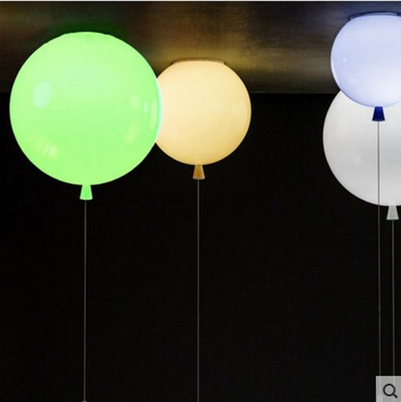 Dia 25cm 6 Colors Balloon Acrylic Pendant Light fixture home deco ...