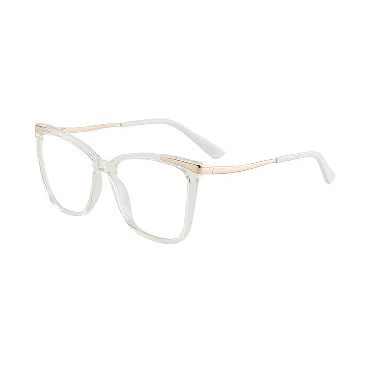 Plastic Frame Glasses For Women Style Anti-Blue Ray Full Rim Optical ...