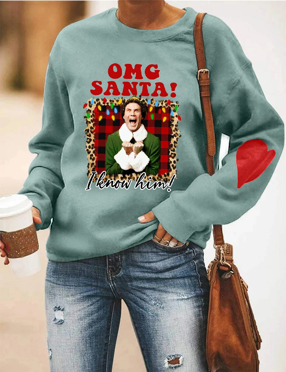 OMG Santa I Know Him Christmas Sweatshirt