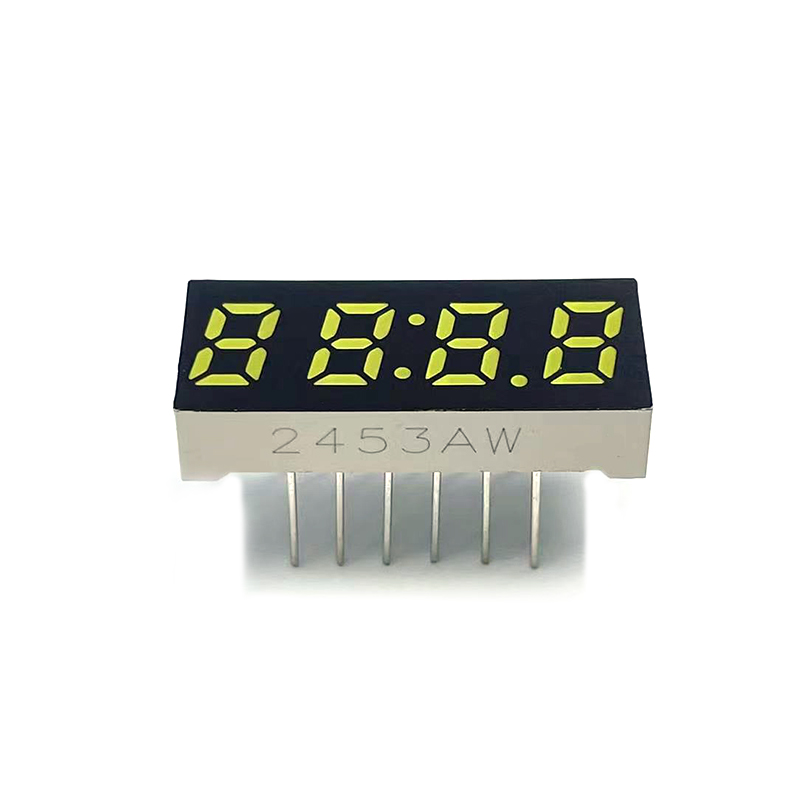 0.25 inch 4 digits mini 7 segment Display 24*10*5mm