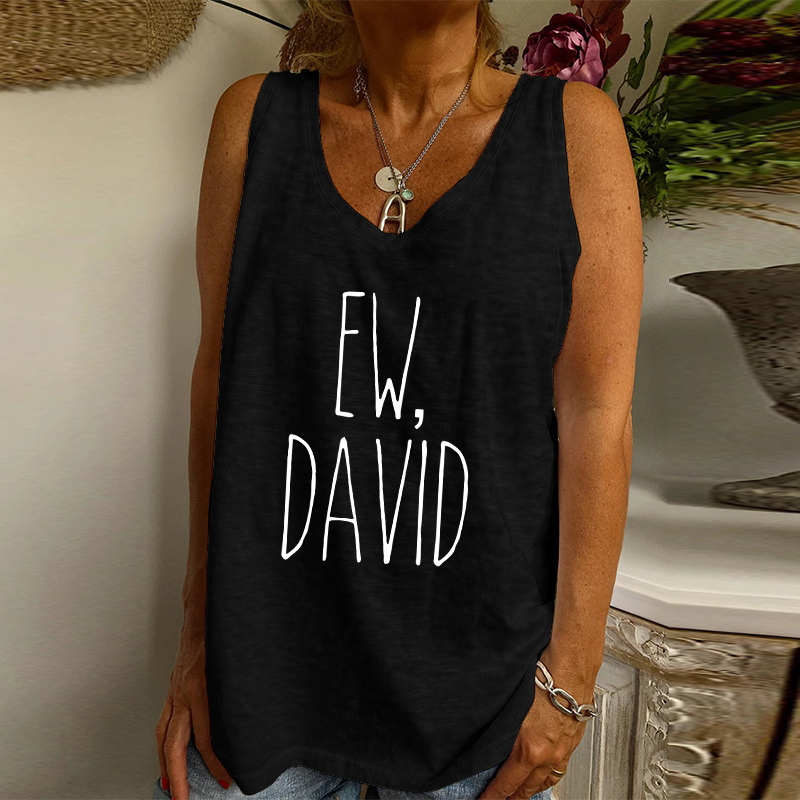 Women's Casual EW,DAVID Tank
