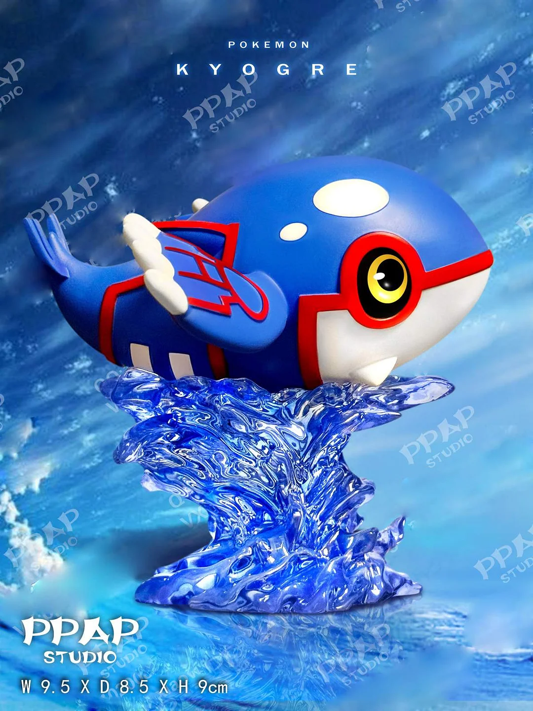 Little Fatty Series Groudon & Rayquaza & Kyogre - Pokemon Resin Statue ...