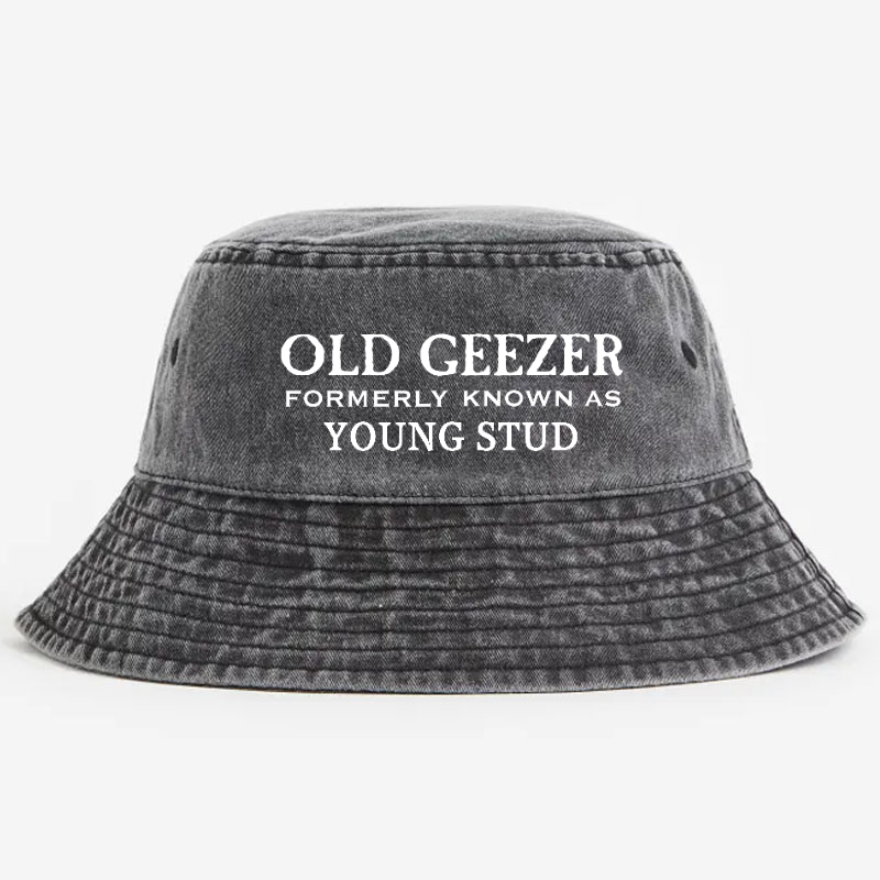 Old Geezer Formerly Known As Young Stud Bucket Hat