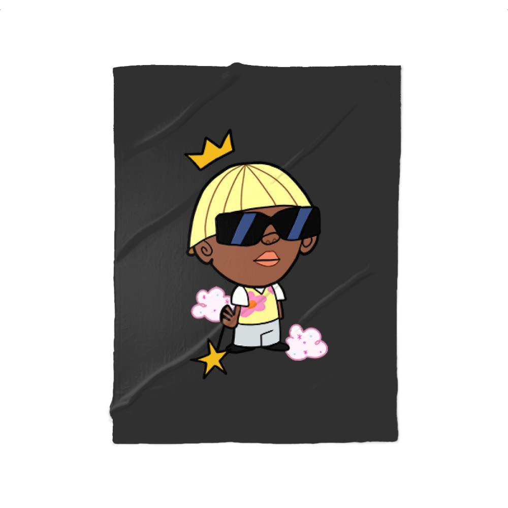 Tyler The Creator With The Fairy Stick, Hip hop Fleece Blanket