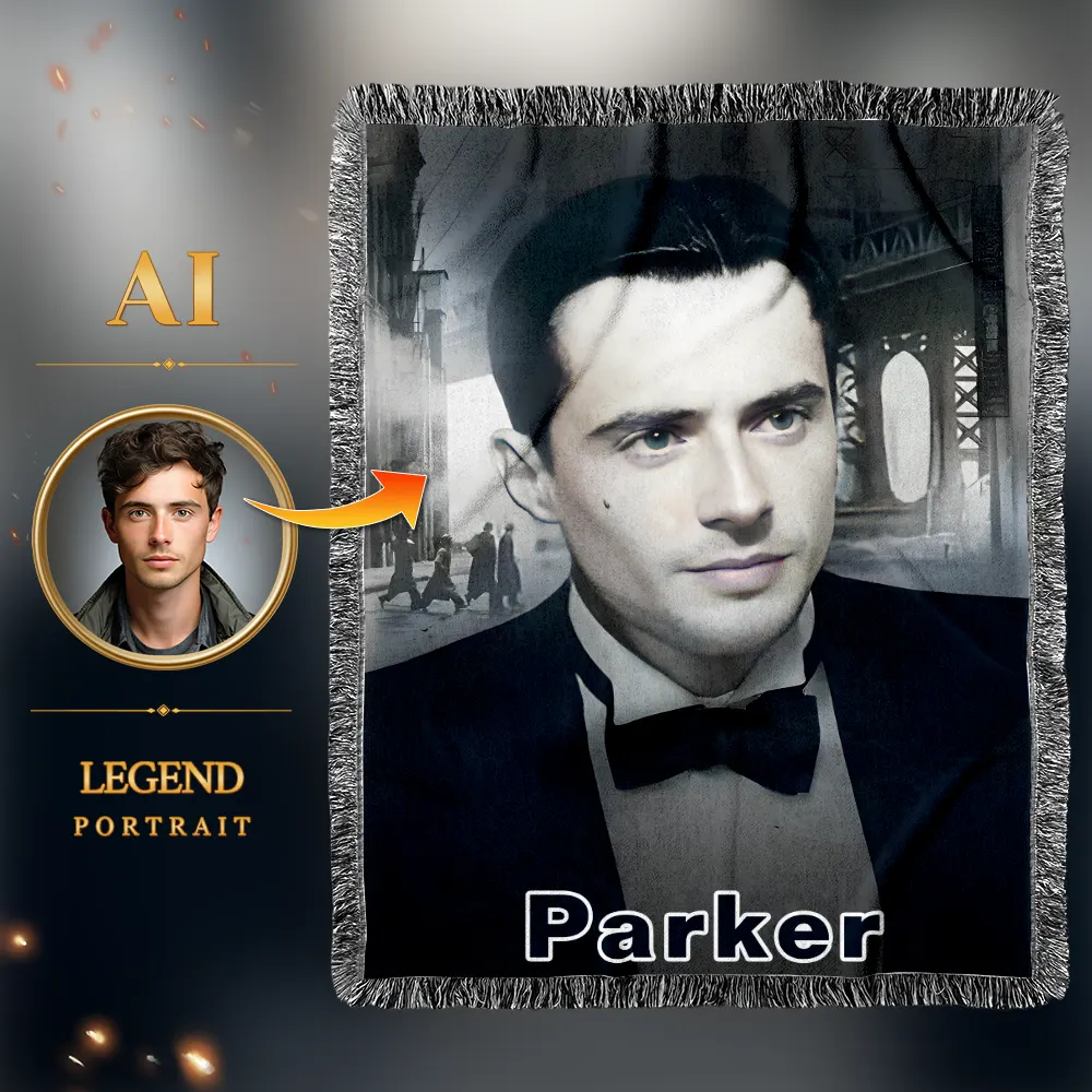 Custom Photo 3D Face Changing Tapestry Personalized Mobsters Legend ...