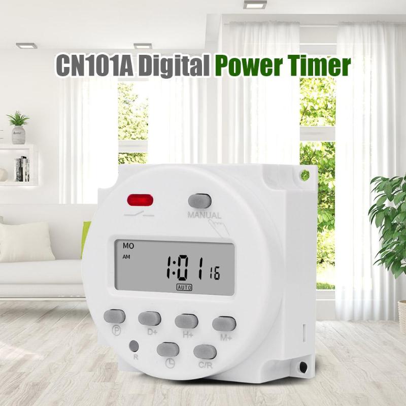 CN101A Digital Power Timer 7 Day Programmable Time Switch Controller Relay