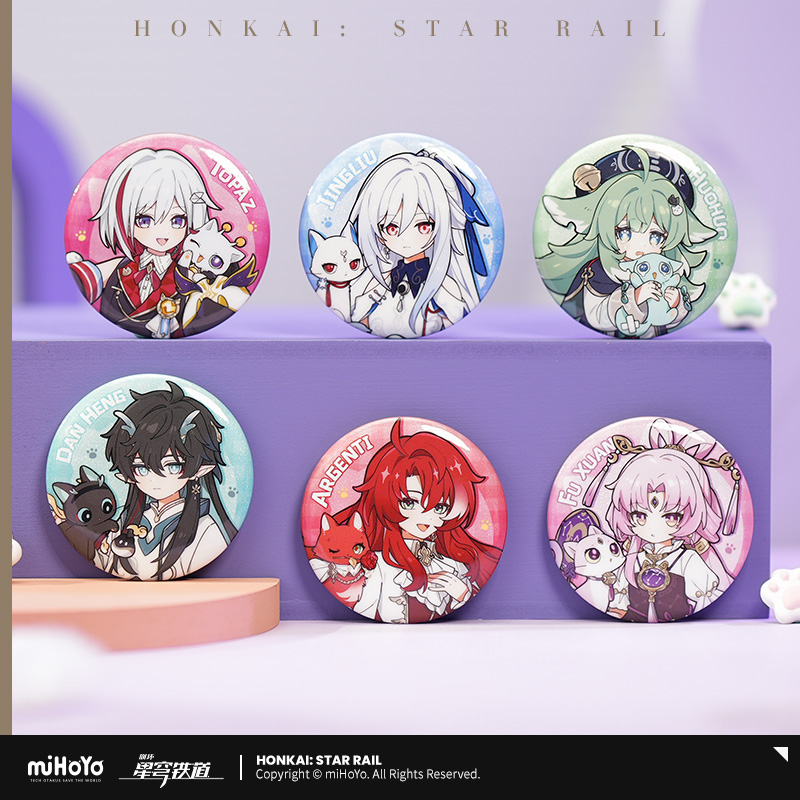 Honkai Star Rail Little Kitty Badge [Original Honkai Star Rail Official ...