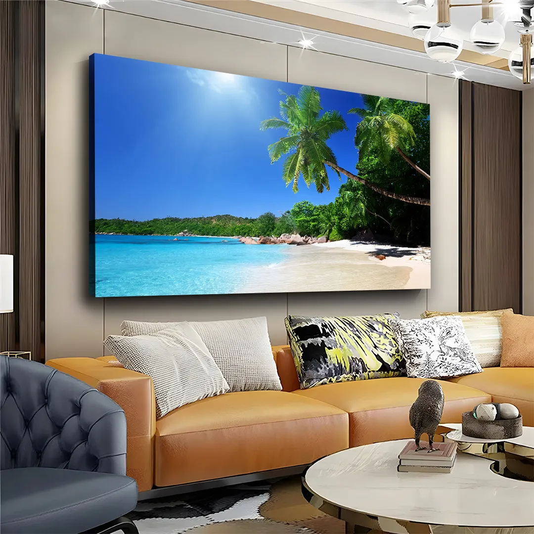 Beautiful Beach Landscape Canvas Wall Art