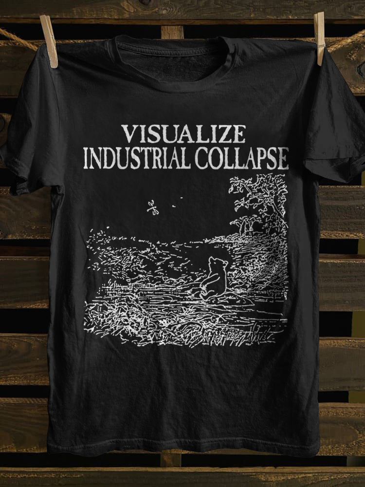 Visualize Industrial Collapse Anarchy T-shirt