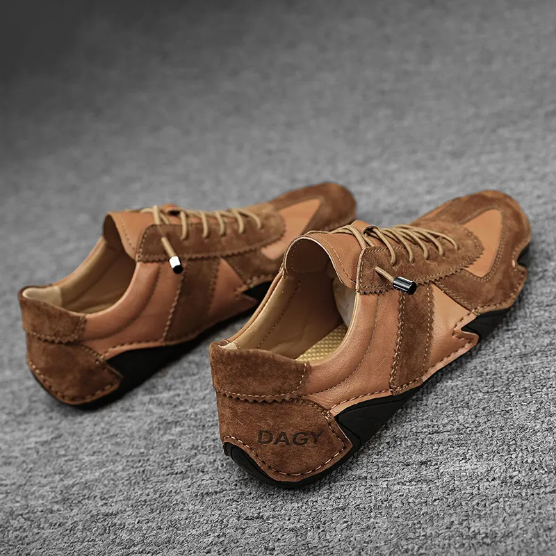 Handmade Leather Outdoor Breathable Leather Shoes