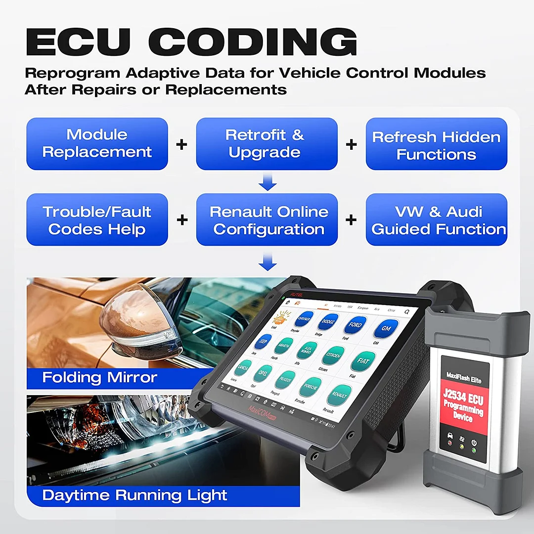 Autel MaxiCOM MK908Pro With ECU Coding and J2534 ECU Programming